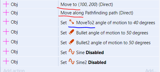 Moveto Behavior Name And Icon Is Not Shown In Some Actions · Issue 4652 · Scirraconstruct Bugs 4697