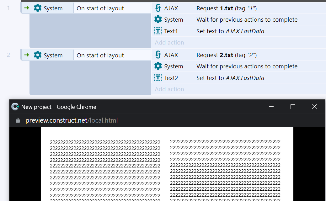 Wait For Previous Action May Work Incorrectly When Used In Multiple Events · Issue 5514 