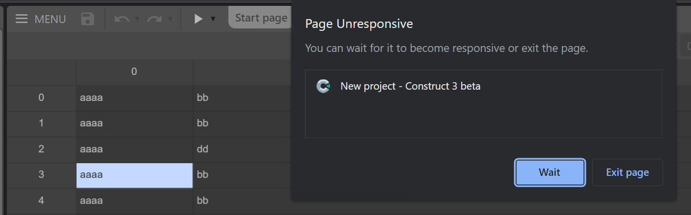 Editor Freezescrashes When Scrolling An Array · Issue 5941 · Scirraconstruct Bugs · Github