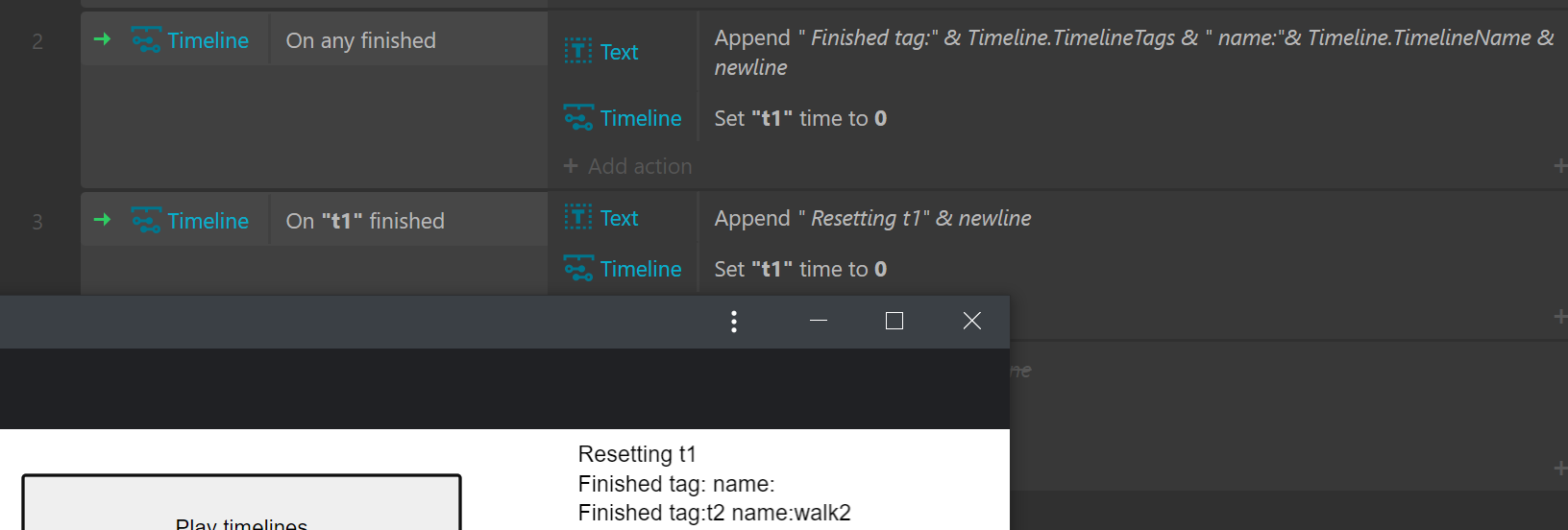 Timeline On Finished bugs with multiple timelines playing · Issue #6250 · Scirra/Construct-bugs ...