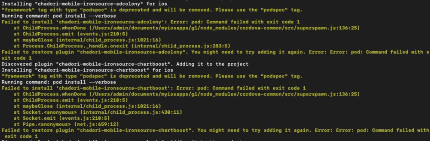 Mobile IronSource Collection : Full SDK Update including all ad-network adapters · Issue #337 ...