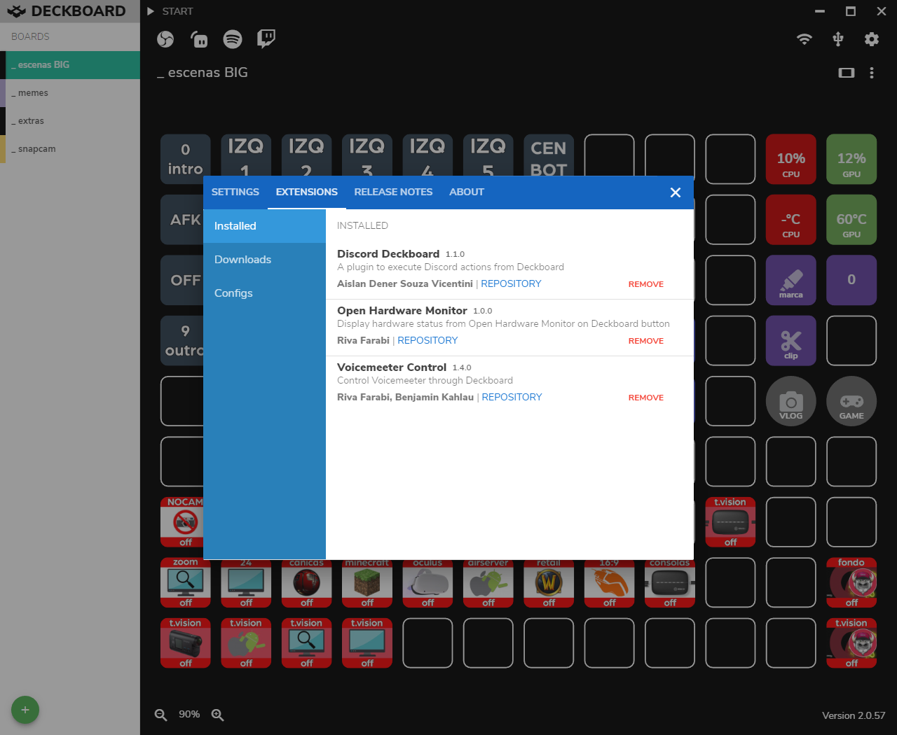 [BUG] Missed configs · Issue #939 · rivafarabi/deckboard · GitHub