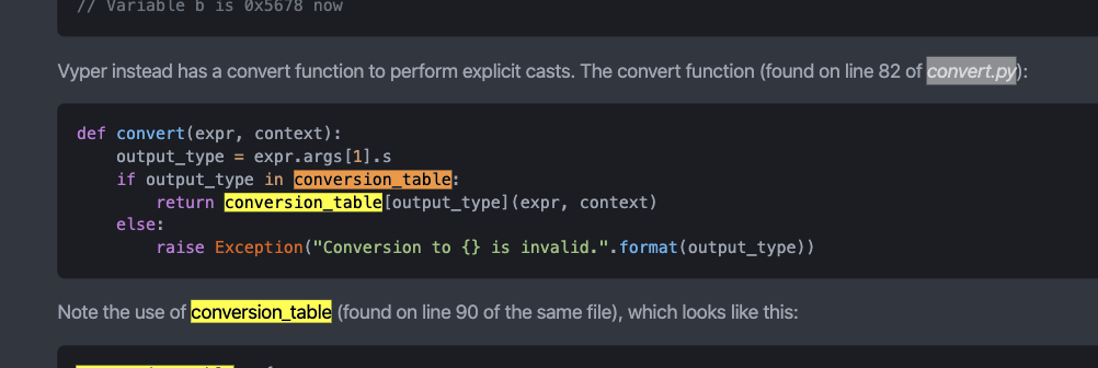 Ch8: The URL of Vyper Example failed · Issue #992 · ethereumbook/ethereumbook · GitHub
