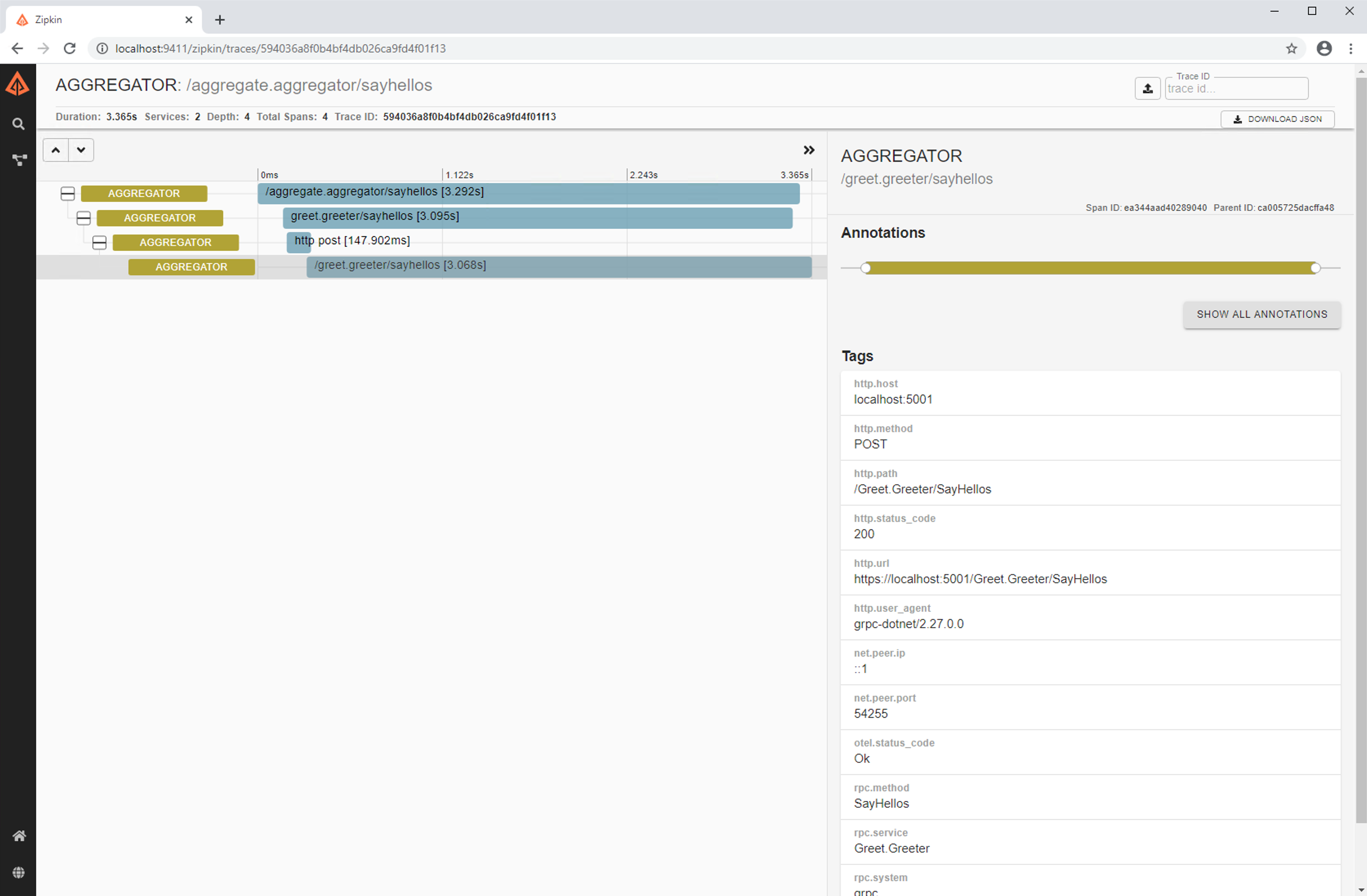 Grpc Call Metadata Not Added In Nested Calls · Issue 1280 · Open Telemetryopentelemetry Dotnet