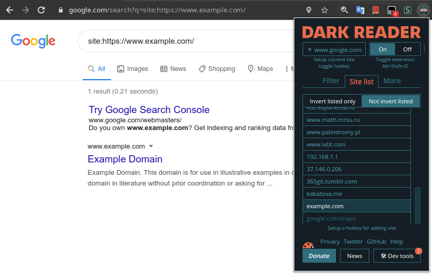 [BUG] does not work if the query string contains the site name from the exclude list · Issue ...