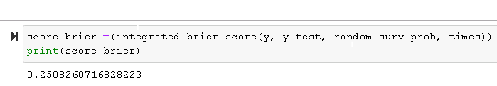Error when implementing Integrated Brier Score · Issue #287 · sebp ... Error when implementing Integrated Brier Score · Issue #287 · sebp ...