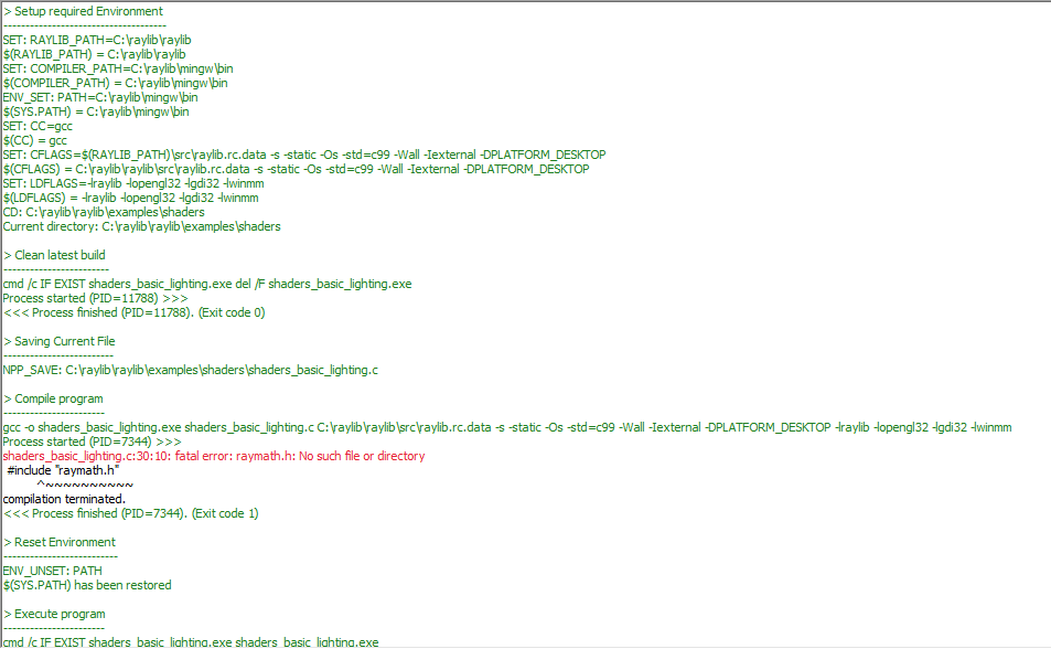 raymath.h not found while it is actually there · Issue #1192 · raysan5/raylib · GitHub