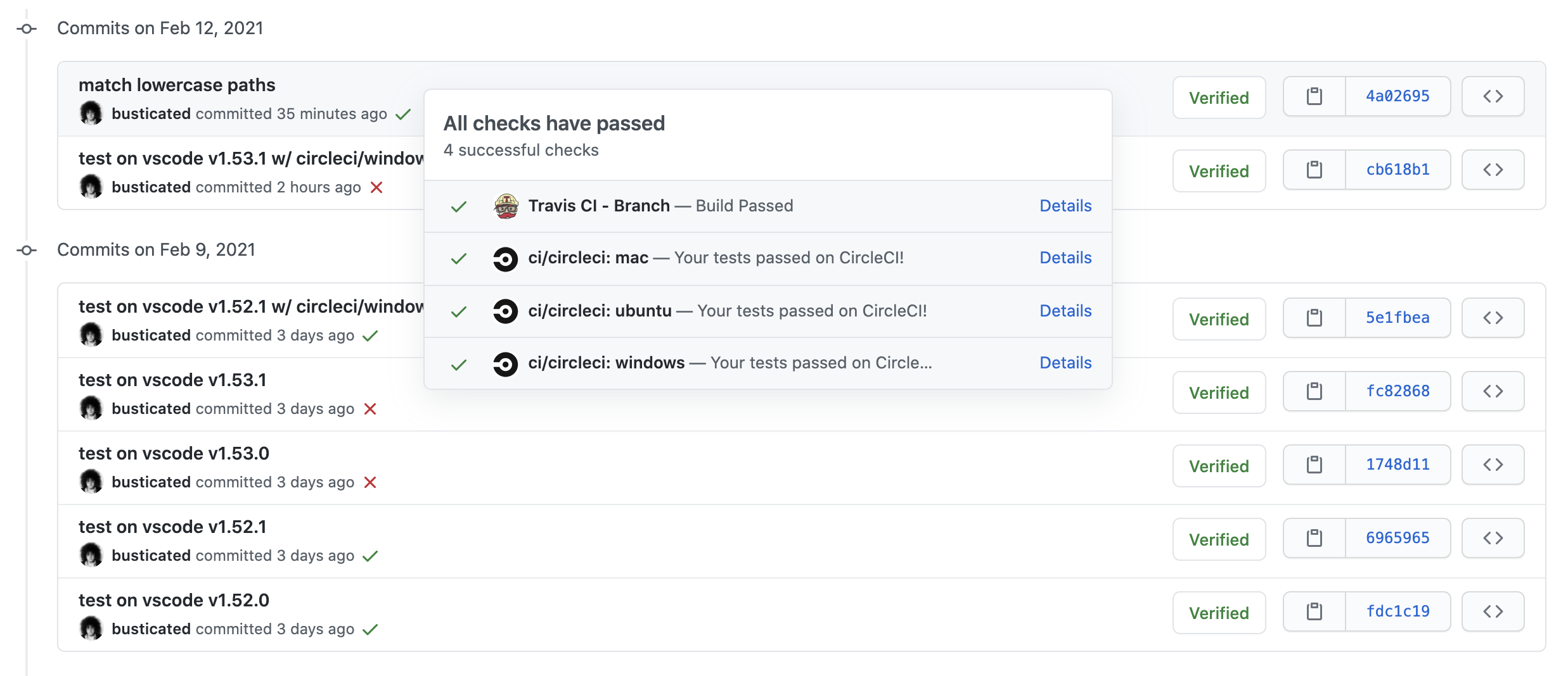 Seeing CI failures when testing against VSCode v1.53.x... · Issue ...