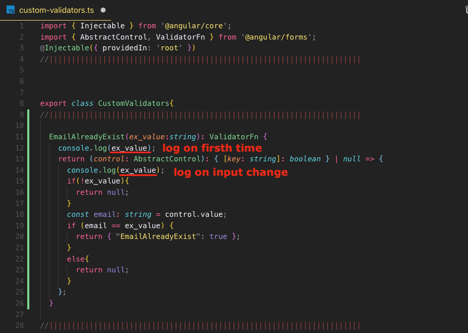 Custom validation function cannot get dynamic data(get data only firsth time) · Issue #30476 ...