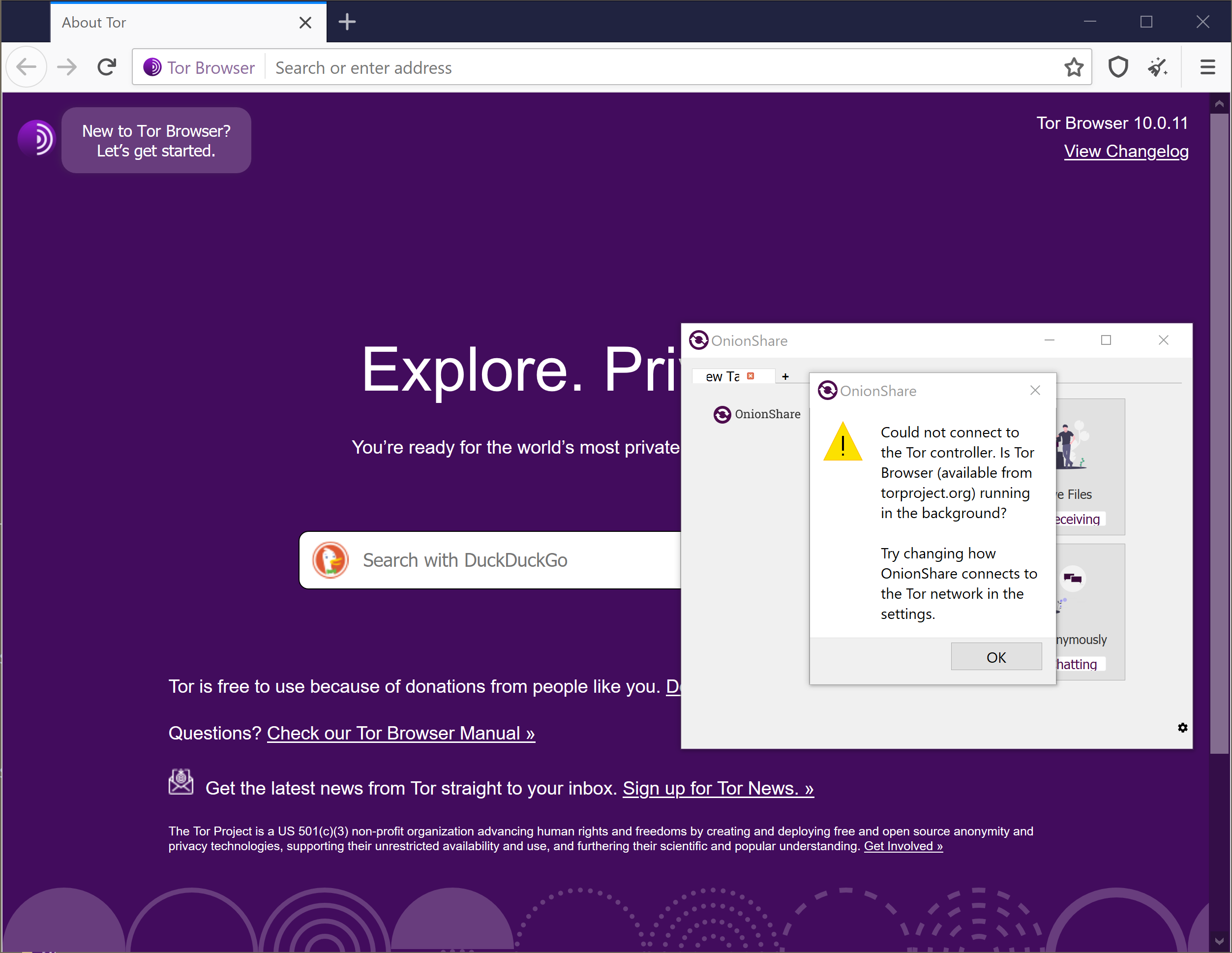 OnionShare could not connect to Tor: utf-8 · Issue #1294 · onionshare/onionshare · GitHub