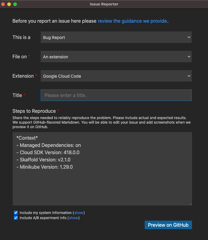Managed Dependency Check Failed · Issue #736 · GoogleCloudPlatform/cloud-code-vscode · GitHub