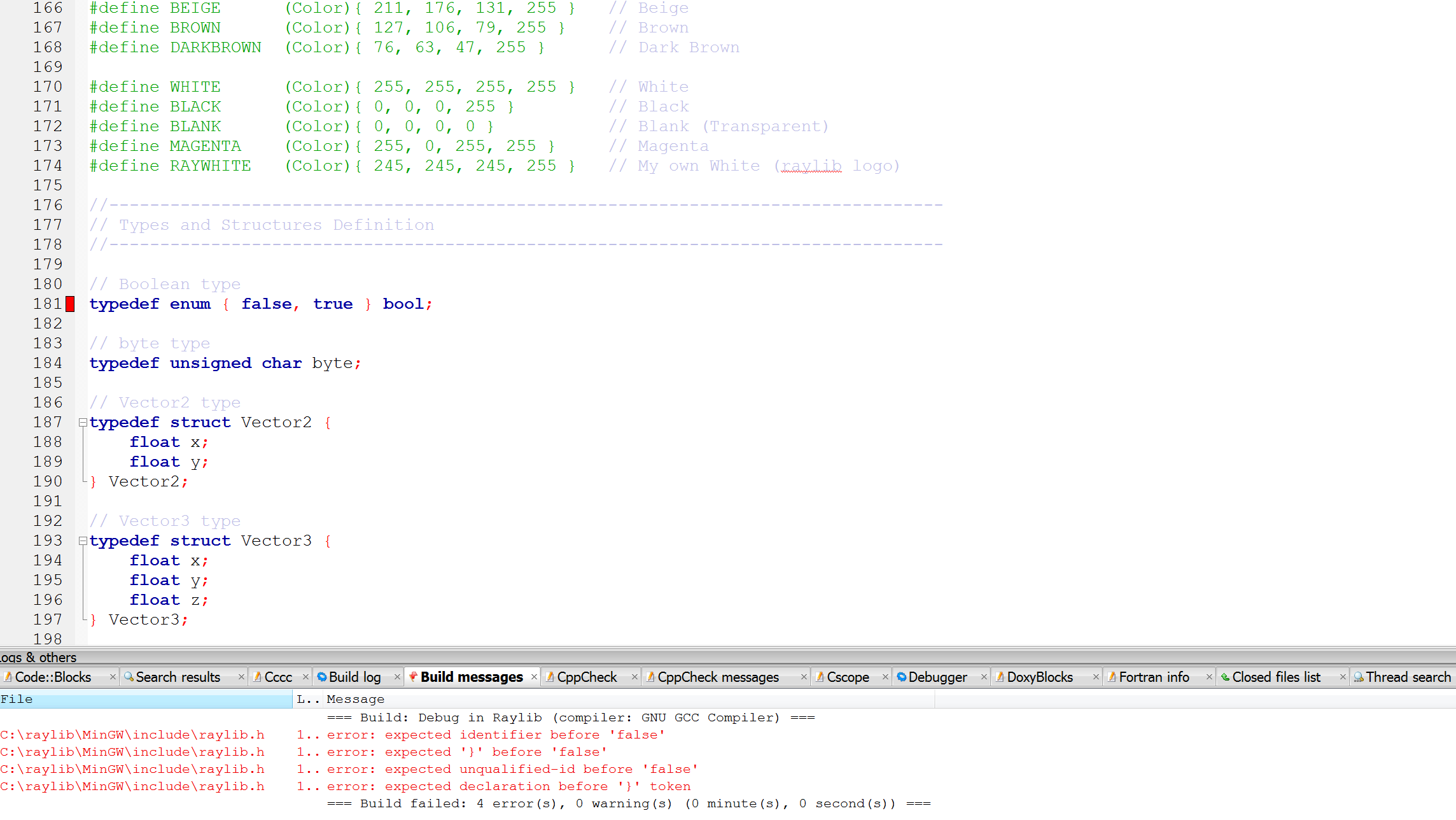 core_basic_window.c doesn't work · Issue #483 · raysan5/raylib · GitHub