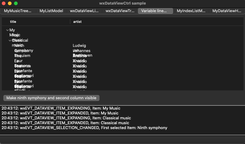 wxDataViewCtrl with wxDV_VARIABLE_LINE_HEIGHT doesn't paint correctly under Mac · Issue #23326 ...