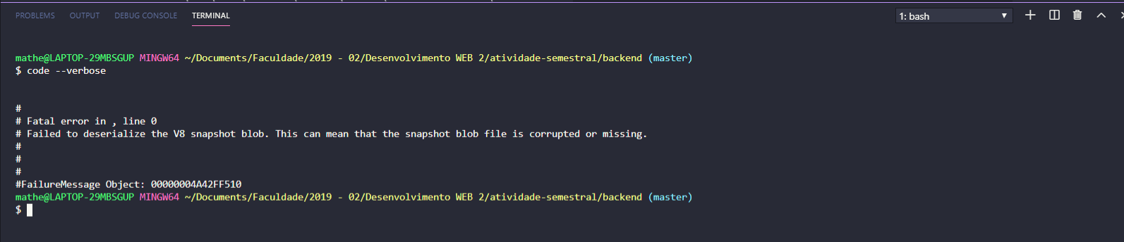V8 Blob File · Issue #86516 · microsoft/vscode · GitHub