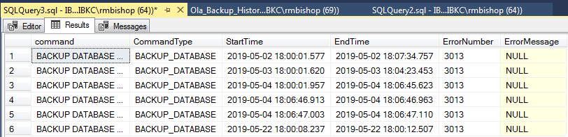 Error Logging Question, specifically "message column" · Issue #235 · olahallengren/sql-server ...