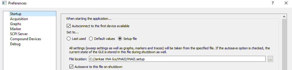 GUI Startup - Setup file apparently switches to last used GUI folder · Issue #175 · jankae ...
