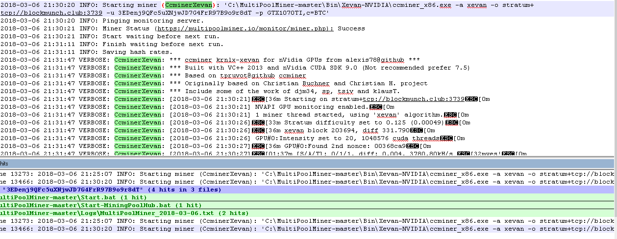 CcminerXevan Overriding Configuration Parameter While Using Blockmunch Pool · Issue #1408 ...