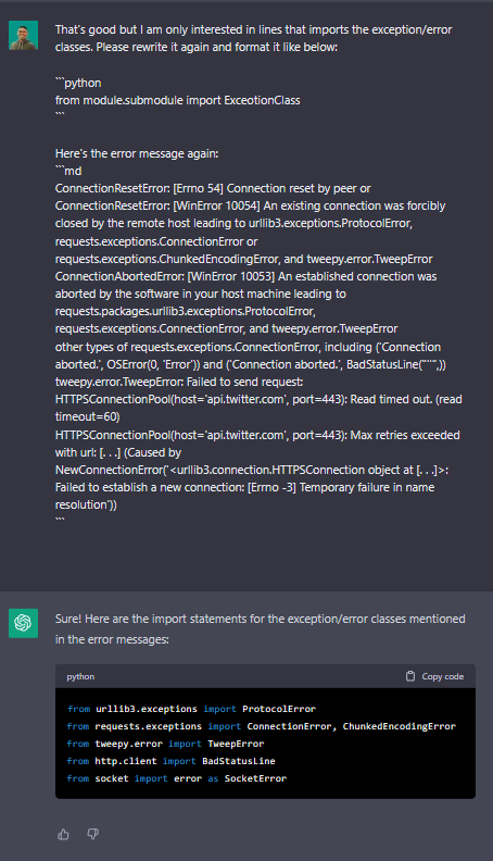 Using `backoffonexception` Decorator To Solve 1606 By Ranggakd · Pull Request 2073 · Tweepy 