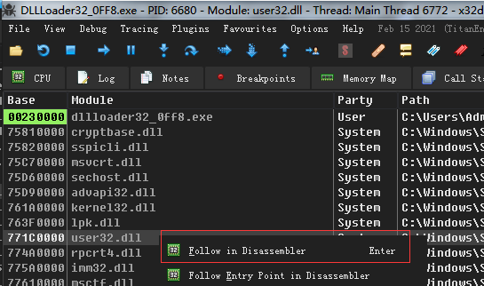 Follow In Disassembler Go To Wrong Address · Issue 2643 · X64dbgx64dbg · Github