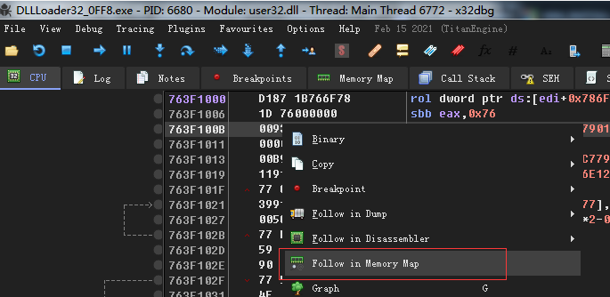 Follow in Disassembler go to wrong address · Issue #2643 · x64dbg ...