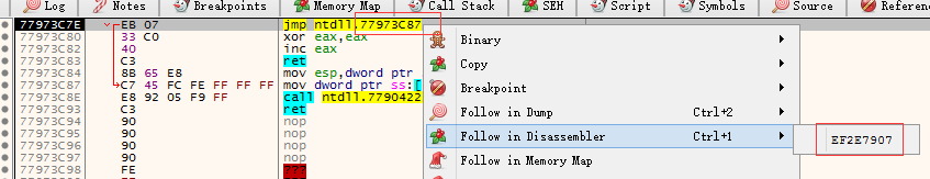 Address in "Follow in ..." are wrong · Issue #1849 · x64dbg/x64dbg · GitHub
