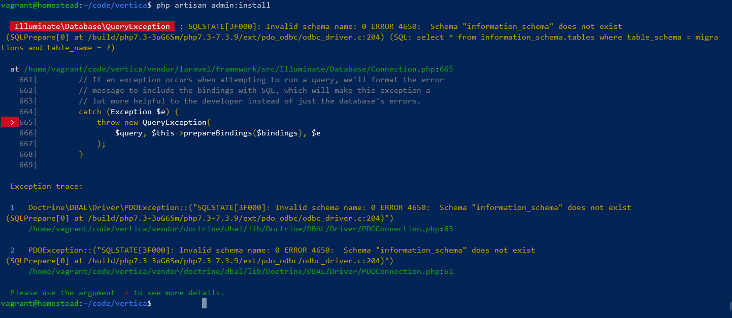 php artisan admin:install 时报错 · Issue #4196 · z-song/laravel-admin · GitHub