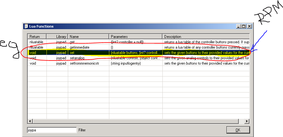 Context menu in Lua Functions window · Issue #1122 · TASEmulators/BizHawk · GitHub