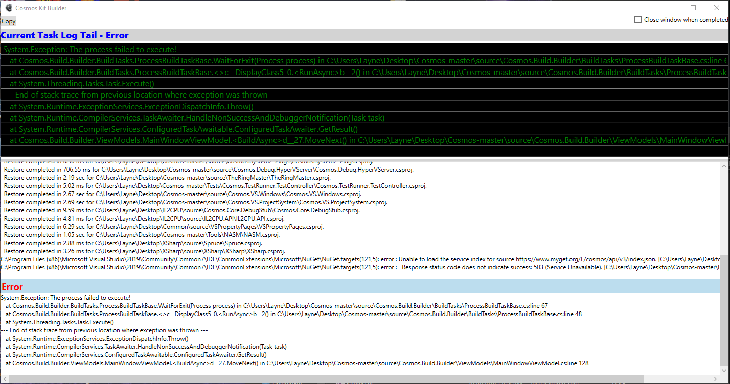 System.Exception · Issue #1196 · CosmosOS/Cosmos · GitHub