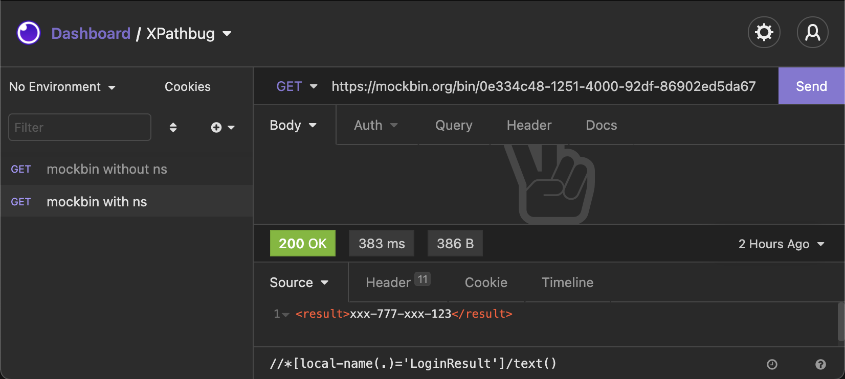 add missing text xpath type handler by jackkav · Pull Request #4083 · Kong/insomnia · GitHub