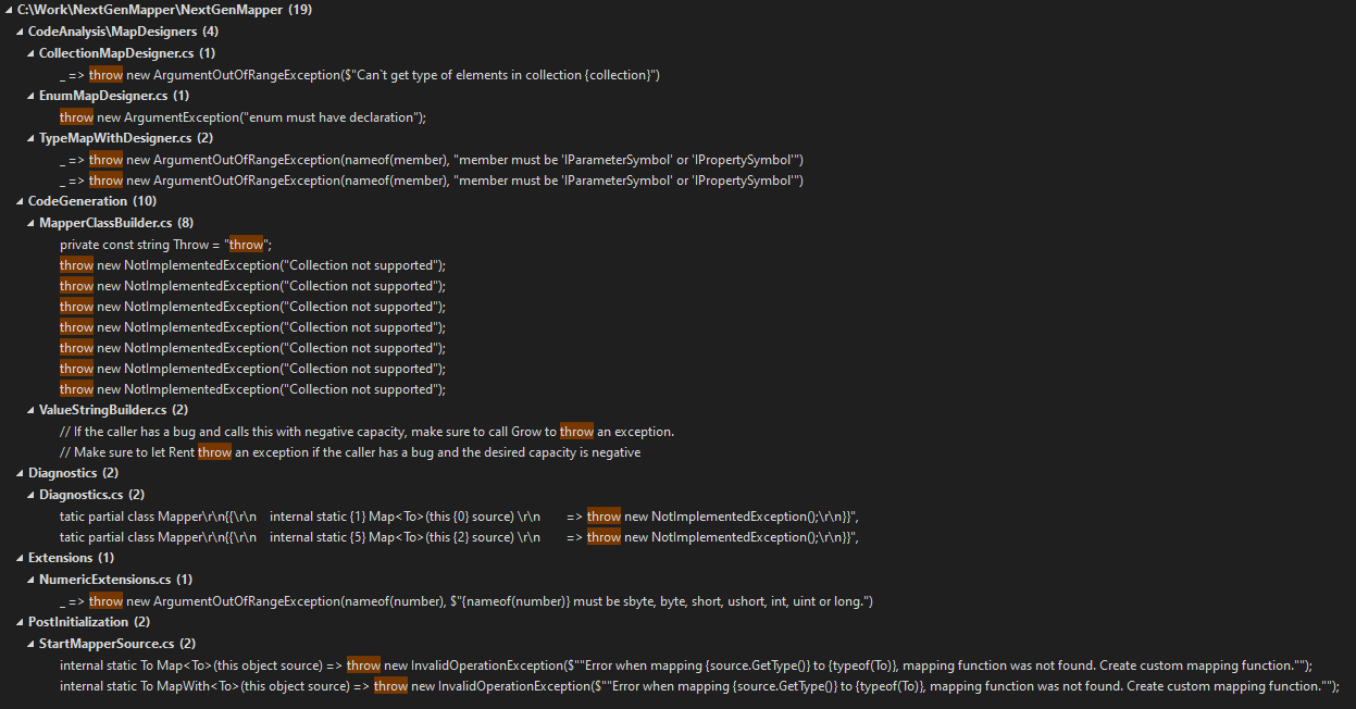 Do not throw exceptions in source generator (bad user experience) · Issue #89 · DedAnton ...