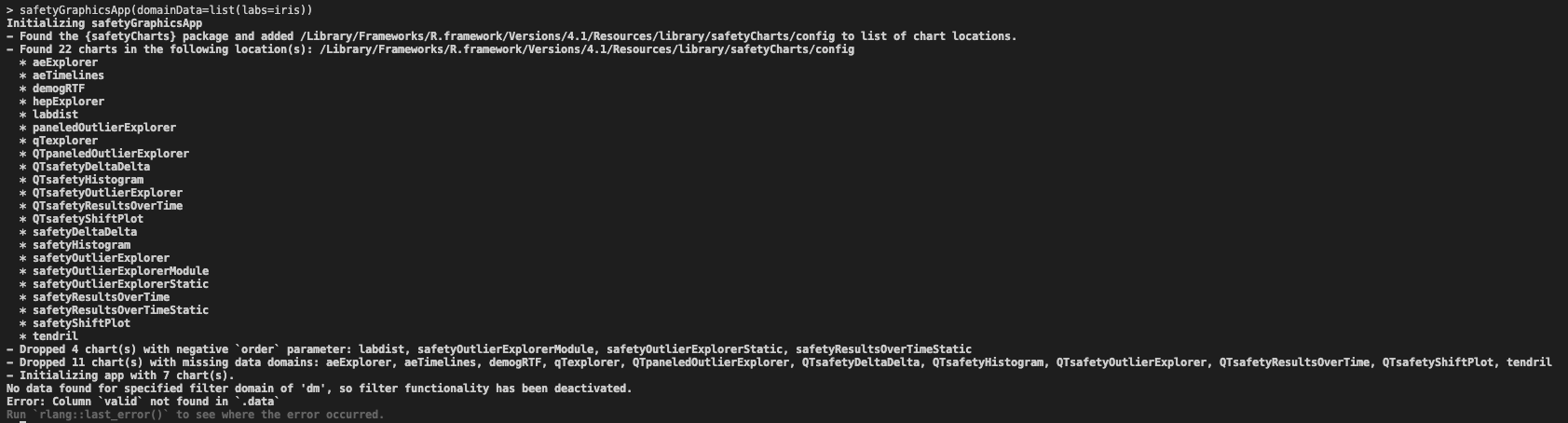 Completely non-standard data causes the app to bomb · Issue #642 · SafetyGraphics/safetyGraphics ...