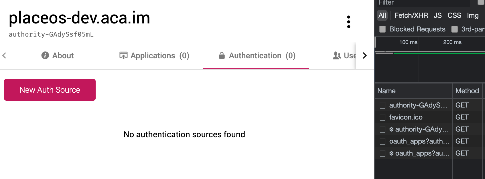 Listing Authentications For A Domain · Issue 244 · Placeosbackoffice · Github 
