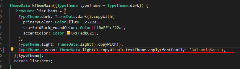 Can't change fontFamily when using ThemeData light/dark constructors · Issue #41276 · flutter ...