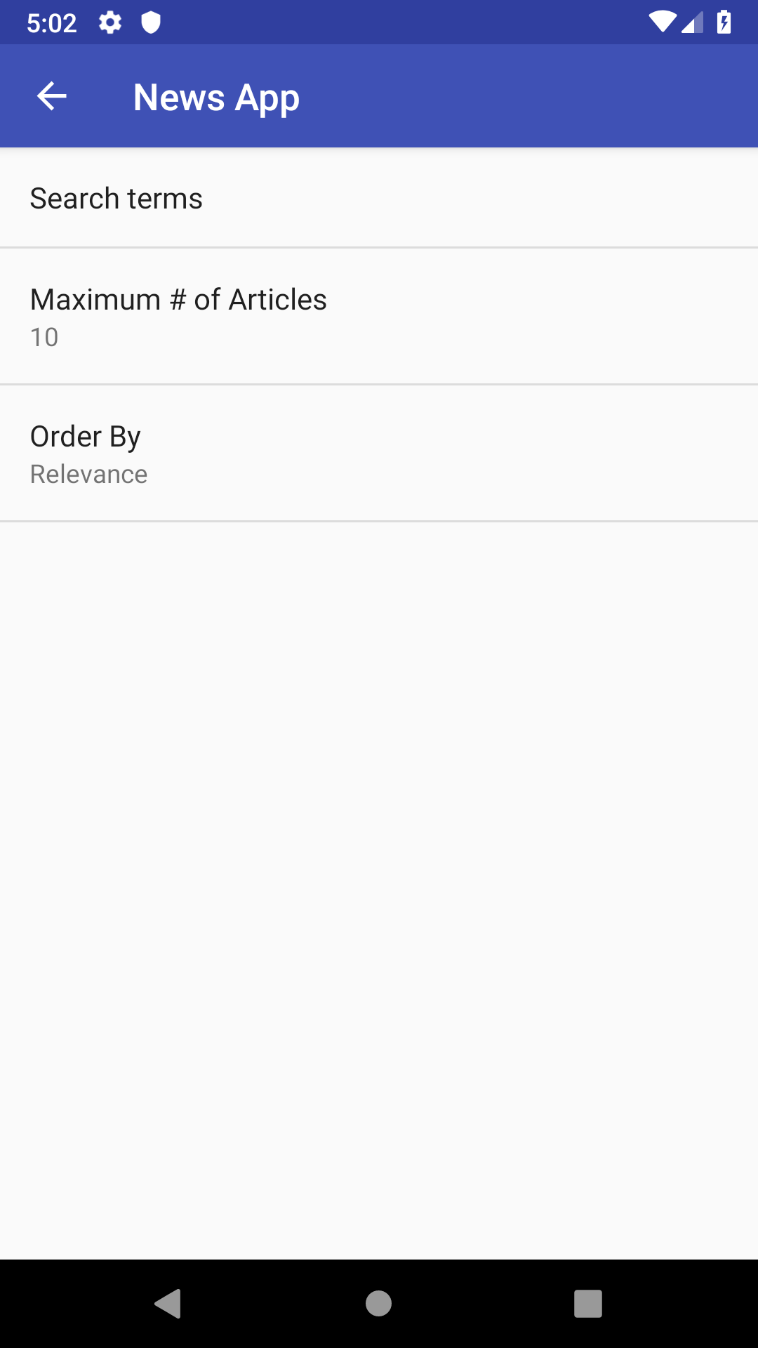 GitHub - GiulianaMora/News-App: Eighth Udacity Project (Android Basics: Networking) - News App