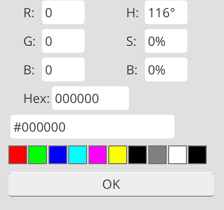 Two hex field in color picker on safari iPad · Issue #896 · photopea ...