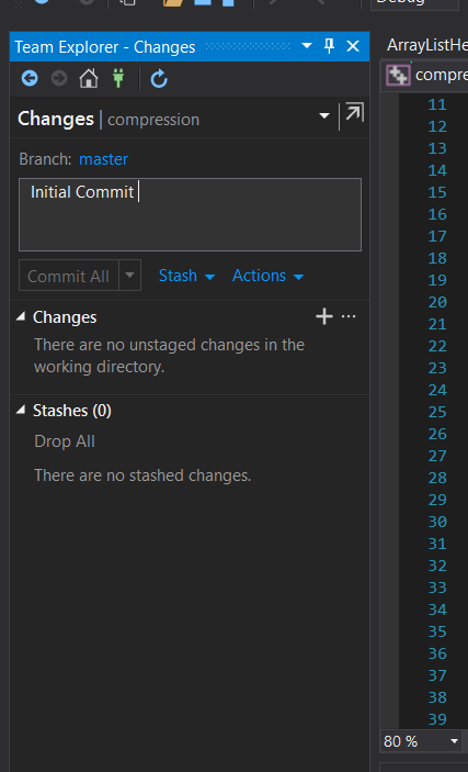 Where exactly is the "publish to gitHub" option in Team Explorer ...