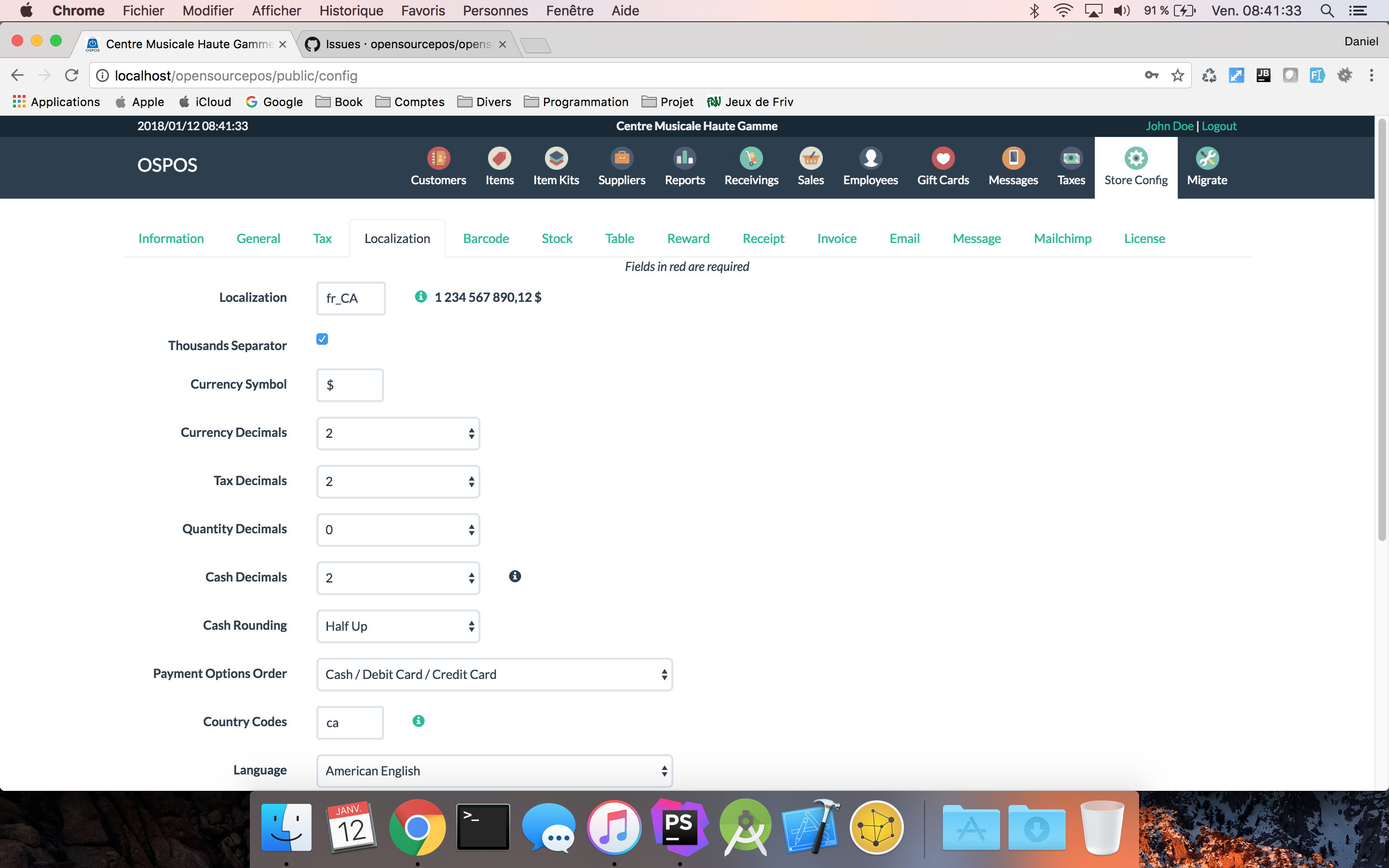 Localization layout change in french · Issue #1783 · opensourcepos/opensourcepos · GitHub