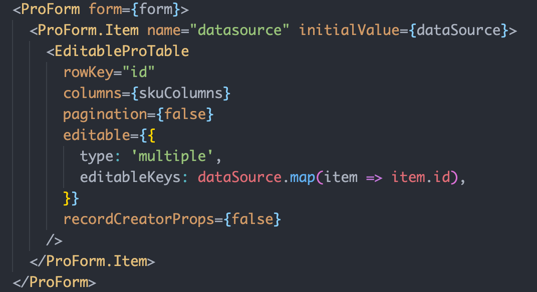 🐛[BUG] editableKeys为所有数组keys的情况下, EditableProTable组件的value改变后, UI未渲染 · Issue #2792 · ant-design ...
