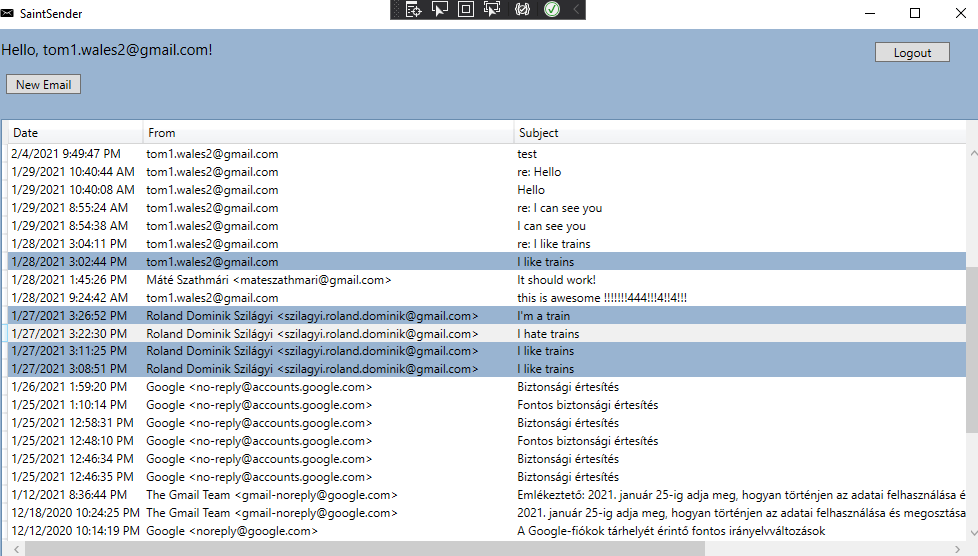 GitHub - fatamorgana95/saint-sender-csharp: Email viewer and sender .Net desktop application.