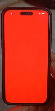 iPhone screen turns red while playing HEVC (MOV) video when using ...