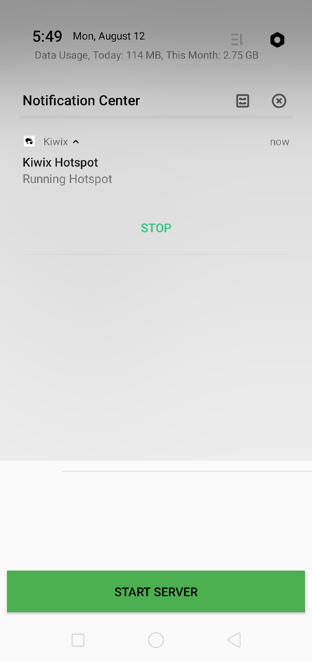 Foreground notification not dismissing automatically · Issue #1357 · kiwix/kiwix-android · GitHub