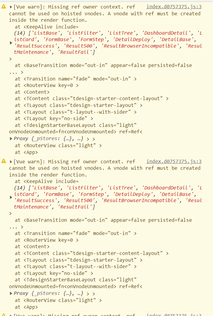 [图表] 改变颜色/模式 出现页面卡死等异常的问题 · Issue #239 · Tencent/tdesign-vue-next-starter · GitHub