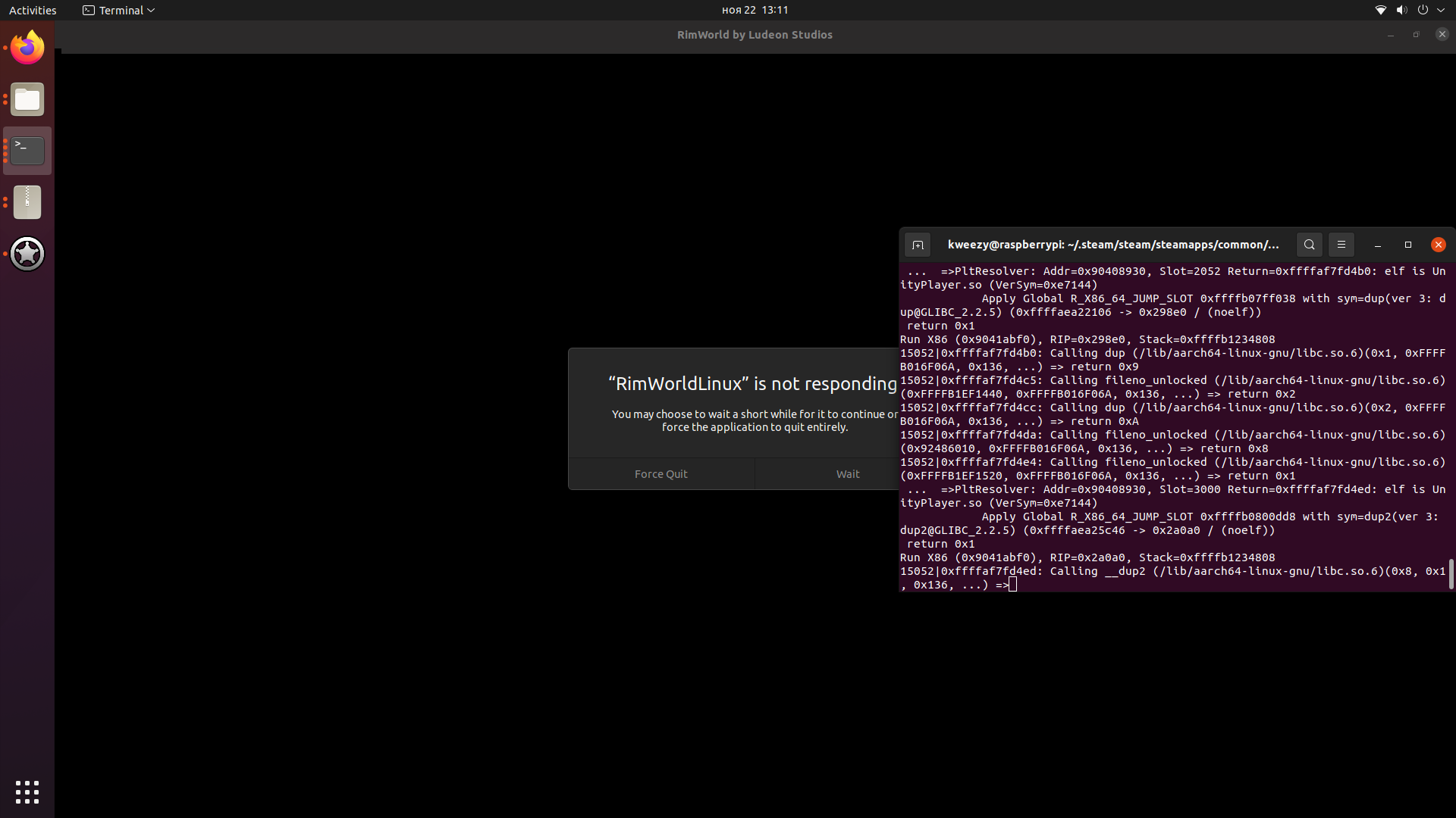 RimWorld 1.2/1.3 - Random crashes · Issue #110 · ptitSeb/box64 · GitHub