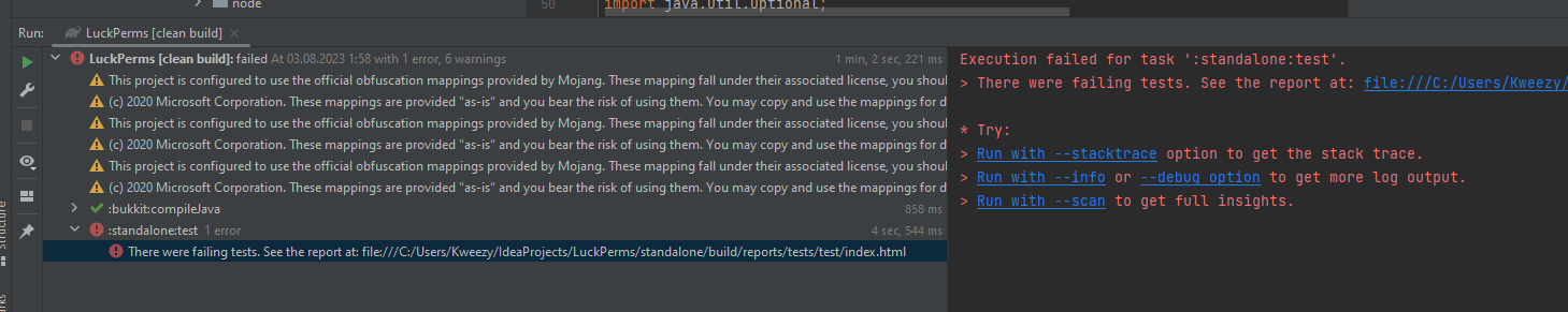 Unable To Build Out Of The Box · Issue 3728 · Luckpermsluckperms · Github