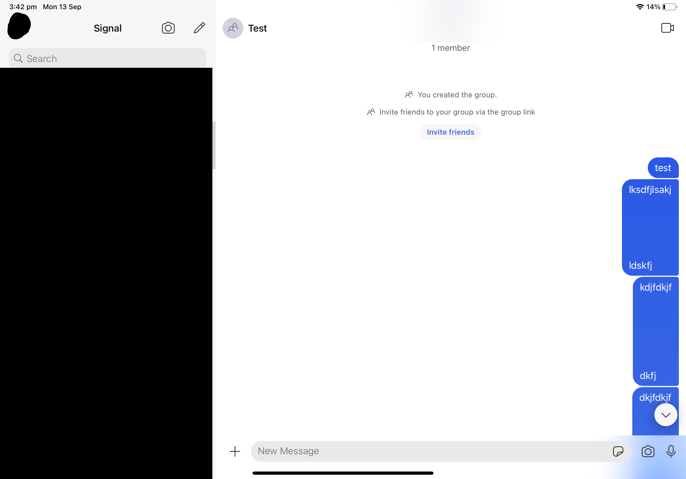 Active chat scrolls back half a screen on app switch in landscape mode ...