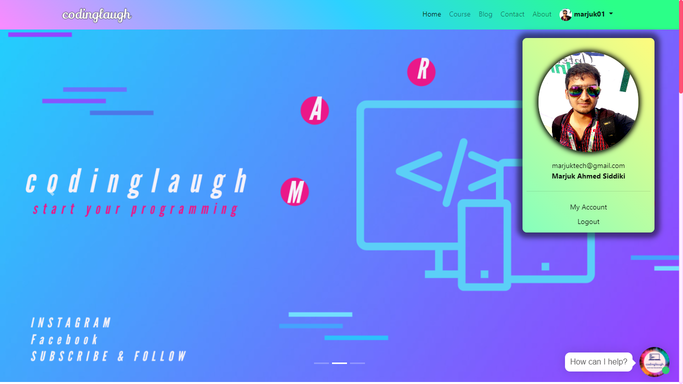GitHub - mAhmedSiddiki/codinglaugh_web_app