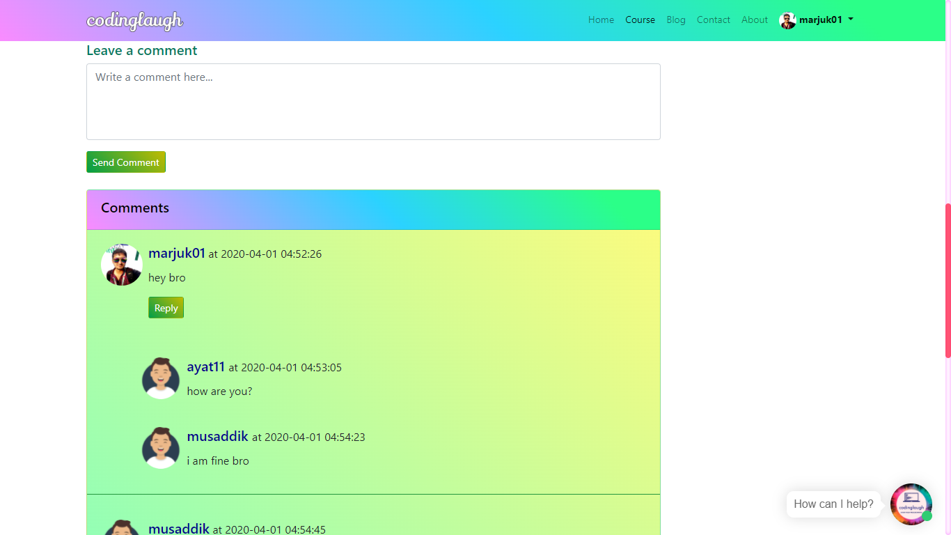 GitHub - mAhmedSiddiki/codinglaugh_web_app