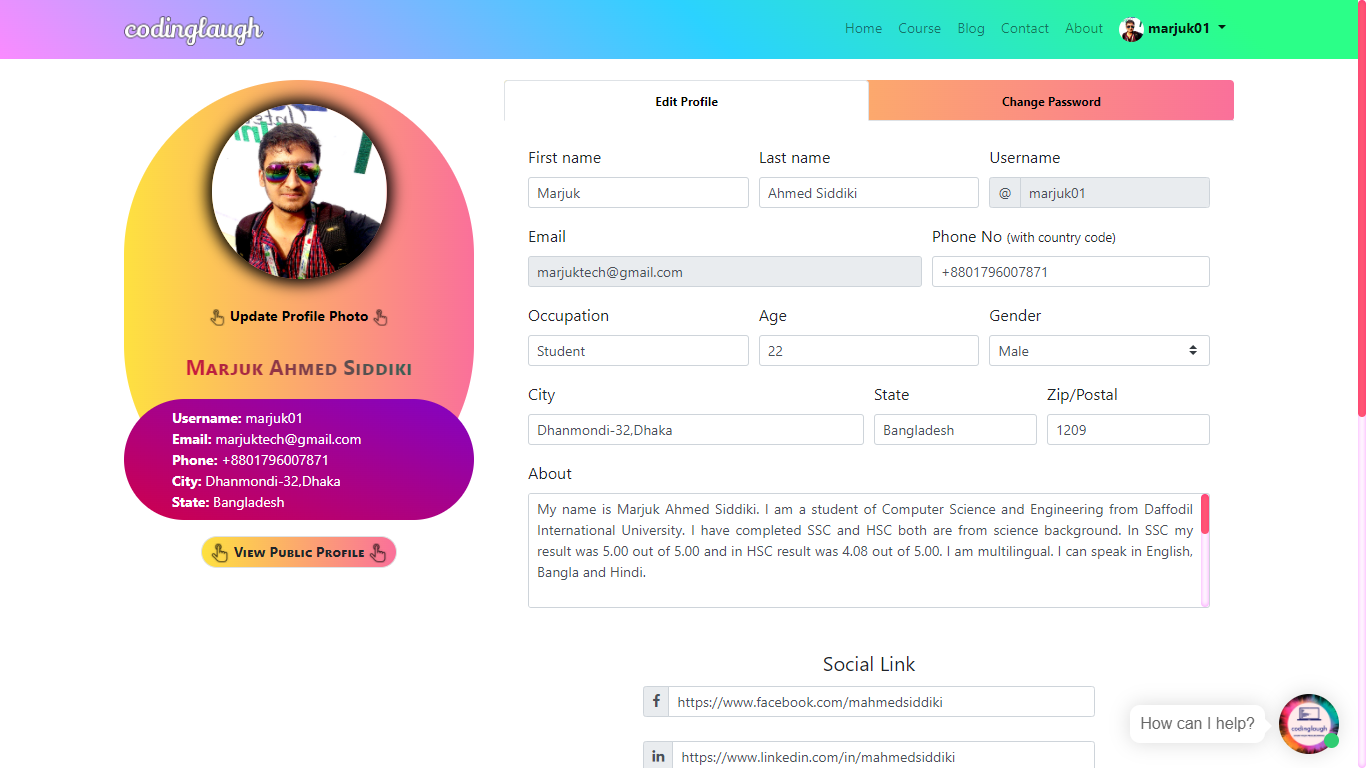 GitHub - mAhmedSiddiki/codinglaugh_web_app