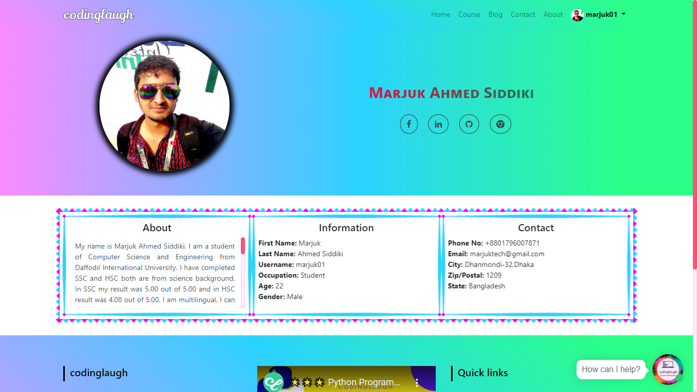 GitHub - mAhmedSiddiki/codinglaugh_web_app