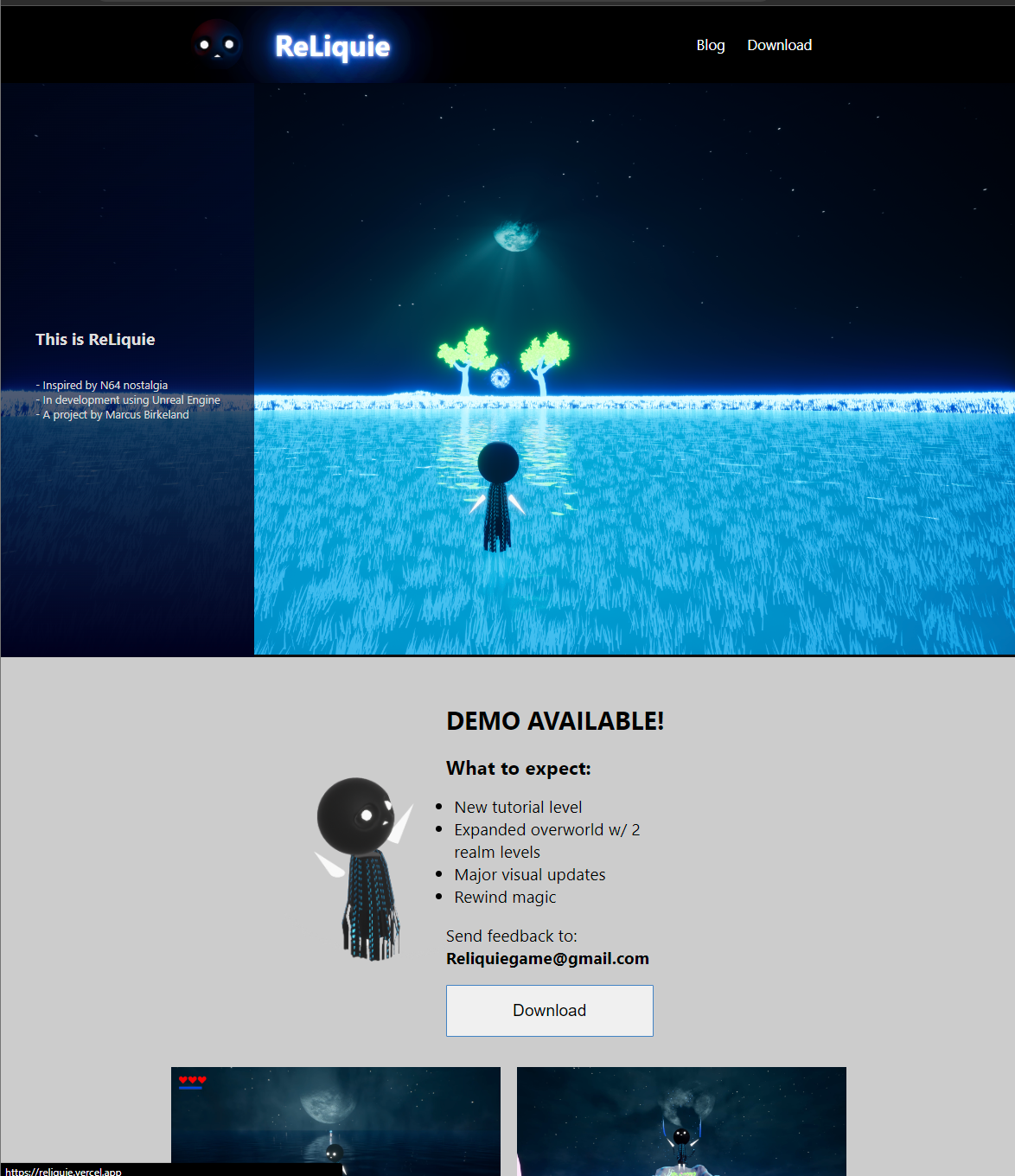 GitHub - marcusbirkeland/reliquie: Devlog for my indie game